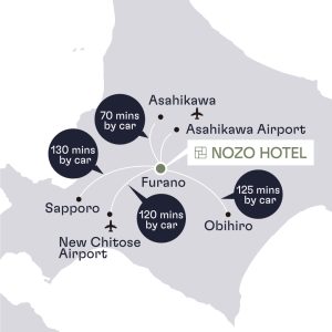 Nozo Hotel - Accommodation in Furano, Hokkaido